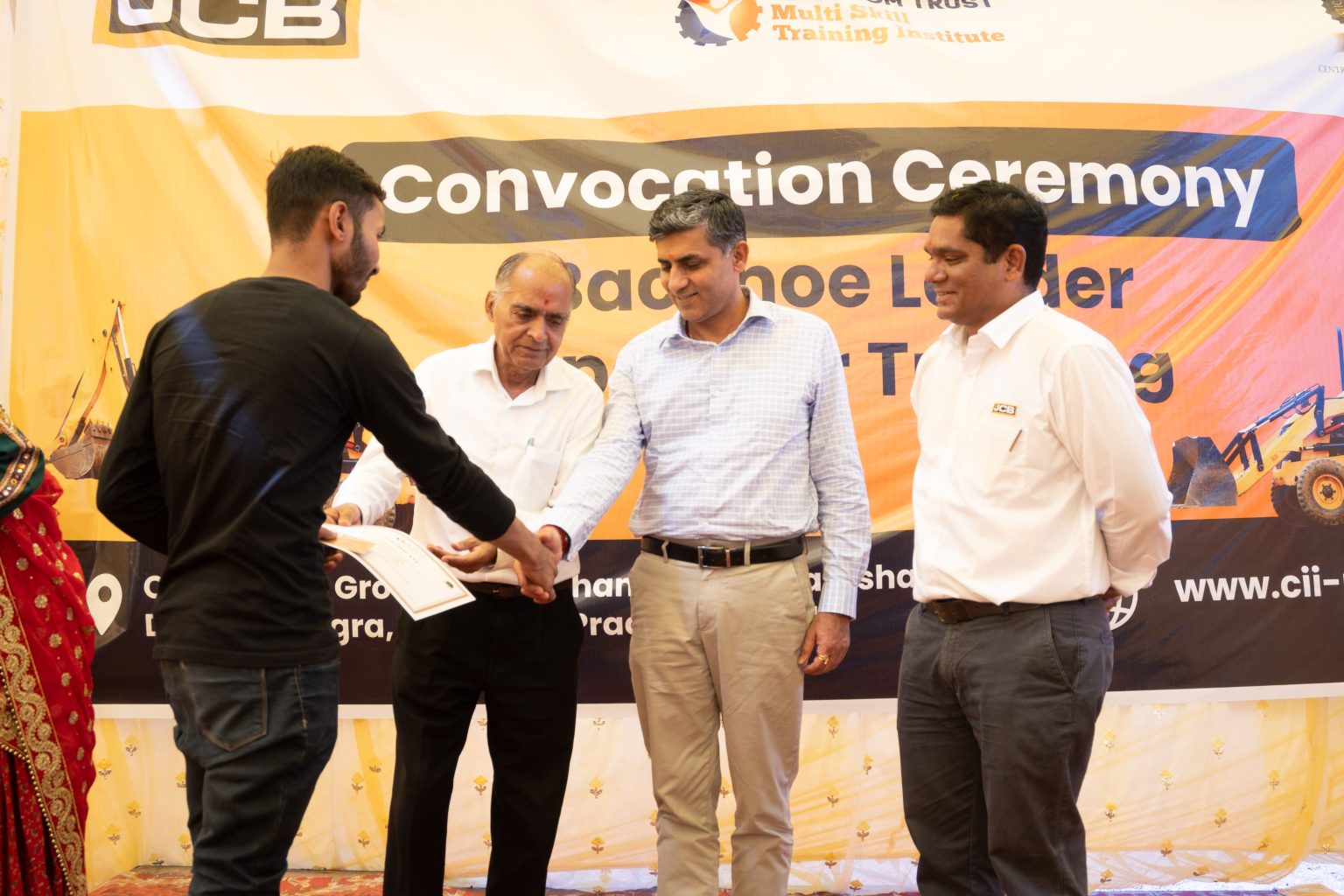 Become a JCB Operator | JCB Certification By MCM-CII Dharamshala